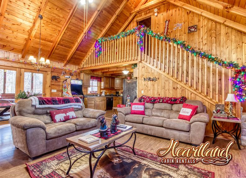 Cozy Den - Cabins - Sleeps 1-6 - Heartland Cabin Rentals